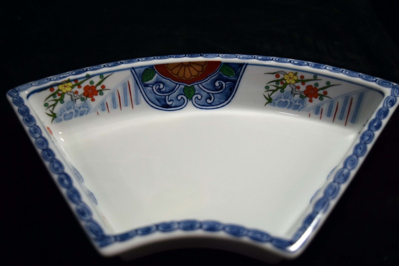 Japanese Kiyomizu Ware Ceramic Sashimi Kaiseki Plate 5pcs Vtg. Pottery ...