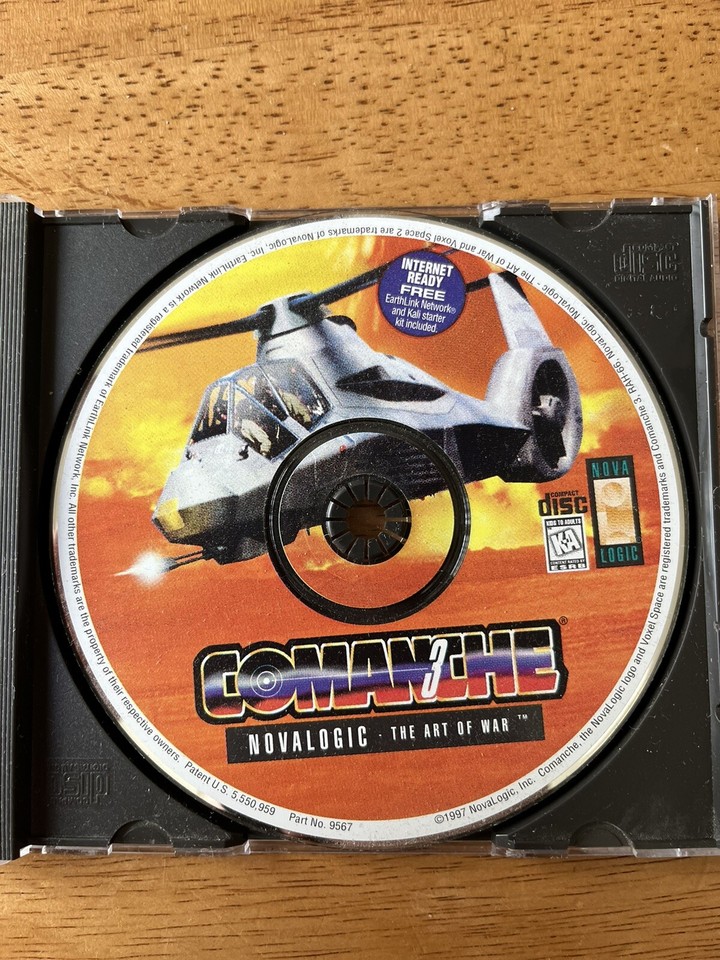 Comanche 3 CD Rom NovaLogic The Art of War 1997 | eBay