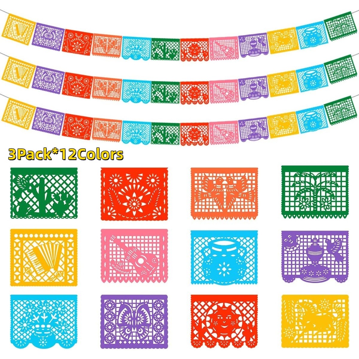 Mexican Papel Picado Banners