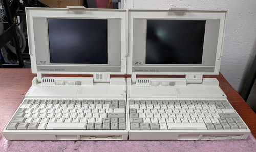 (Lot of 2) Vintage 1990 AST Premium Exec 386SX/20 Laptops *Untested ...