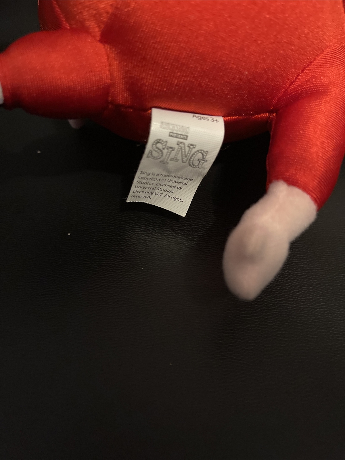 Universal Illuminations Sing Gunter Plush Red Outfit Stuffed Animal | eBay