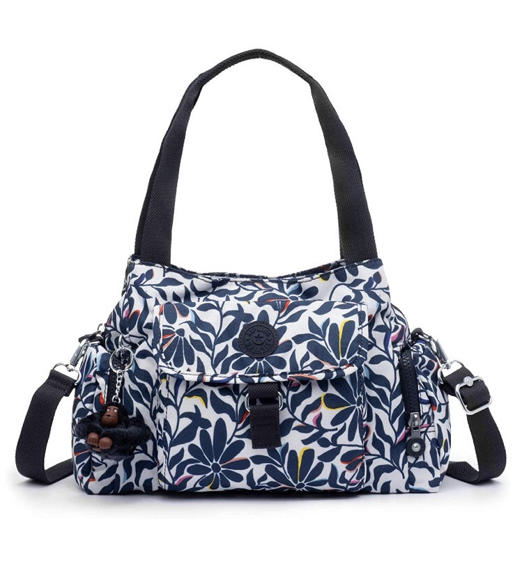NWT Kipling HB7680 Felix L U Floral Flourish Handbag Shoulder Crossbody ...