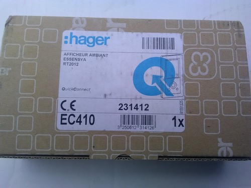 Afficheur et gestionnaire d'énergie RT2012 hager - EC410 essensya | eBay