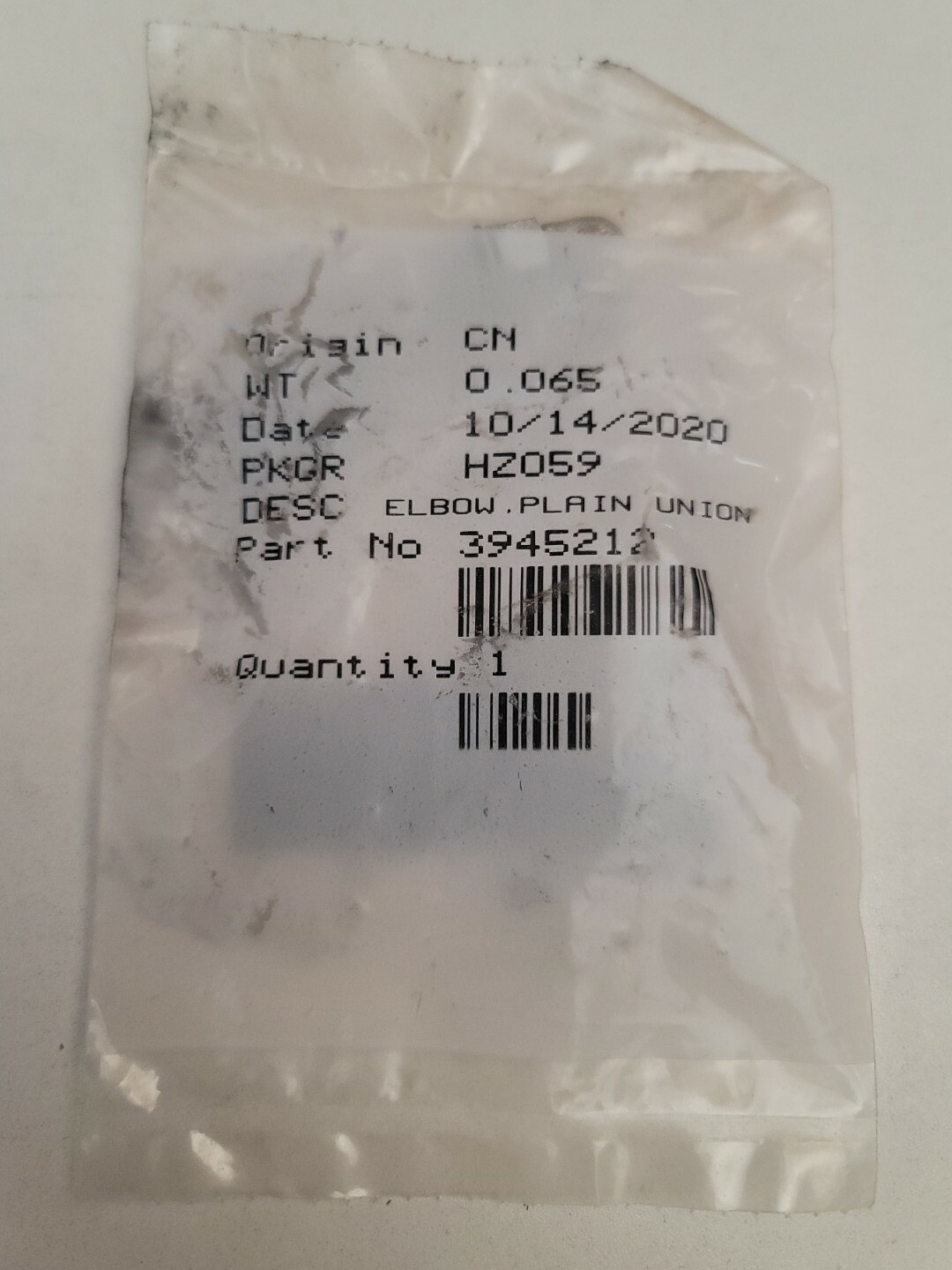 Genuine+Cummins+3945212+Elbow+Plain+Union for sale online | eBay