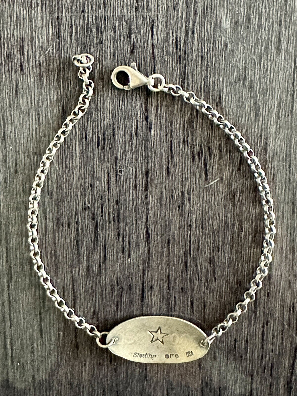 Vintage EMILY Ito Sterling Silver “PRINCESS” Oval bar… - Gem