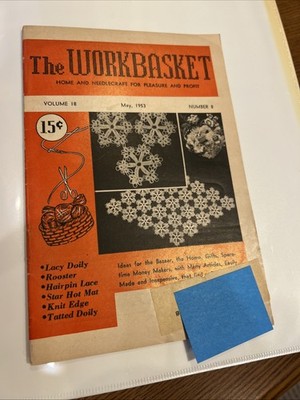 The Workbasket Magazine Volume 18, May 1953, Number 8, all 48 pages | eBay