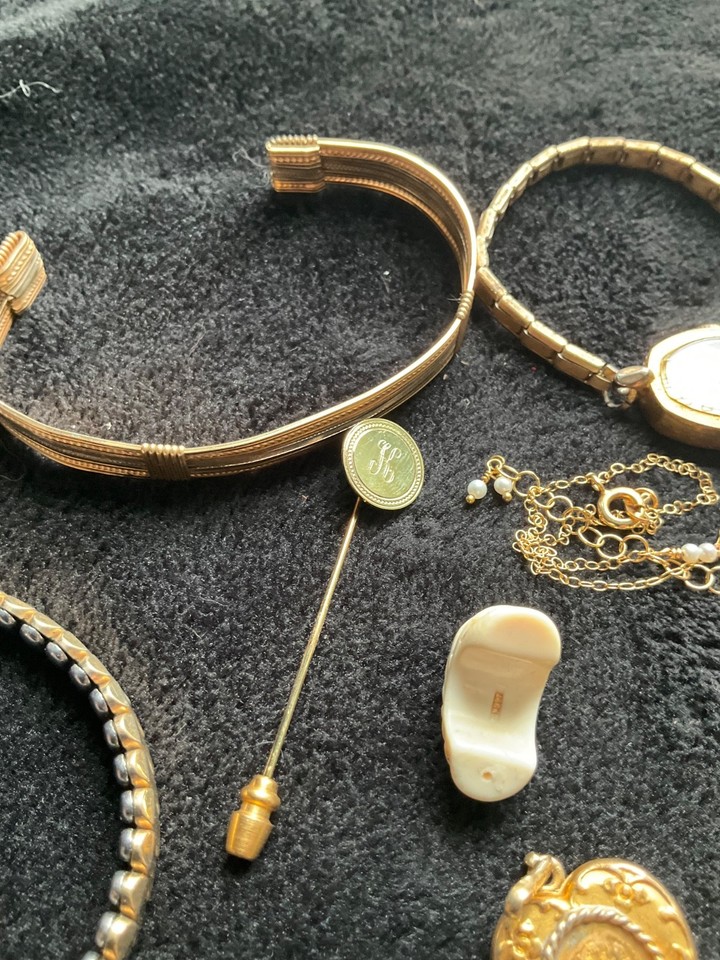 Vintage Gold filled Jewelry SCRAP lot for repurpose, recovery 110 grams ...