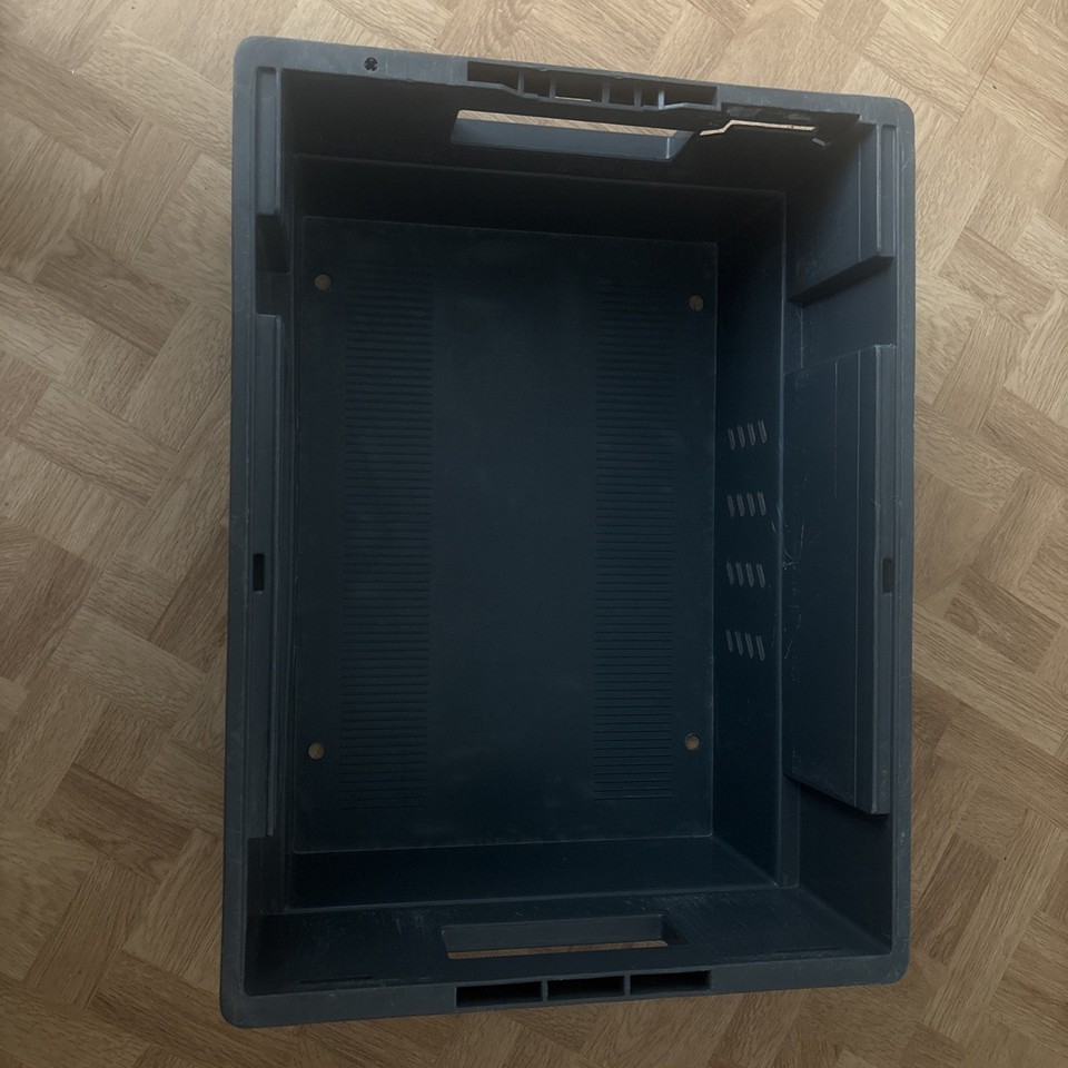 Royal Mail Stackable Post Parcel Storage Box Grey Plastic | eBay UK