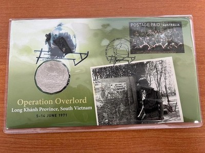 Australia 2021 Operation Overlord RAM 50c Battle of Long Khanh Coin PNC ...