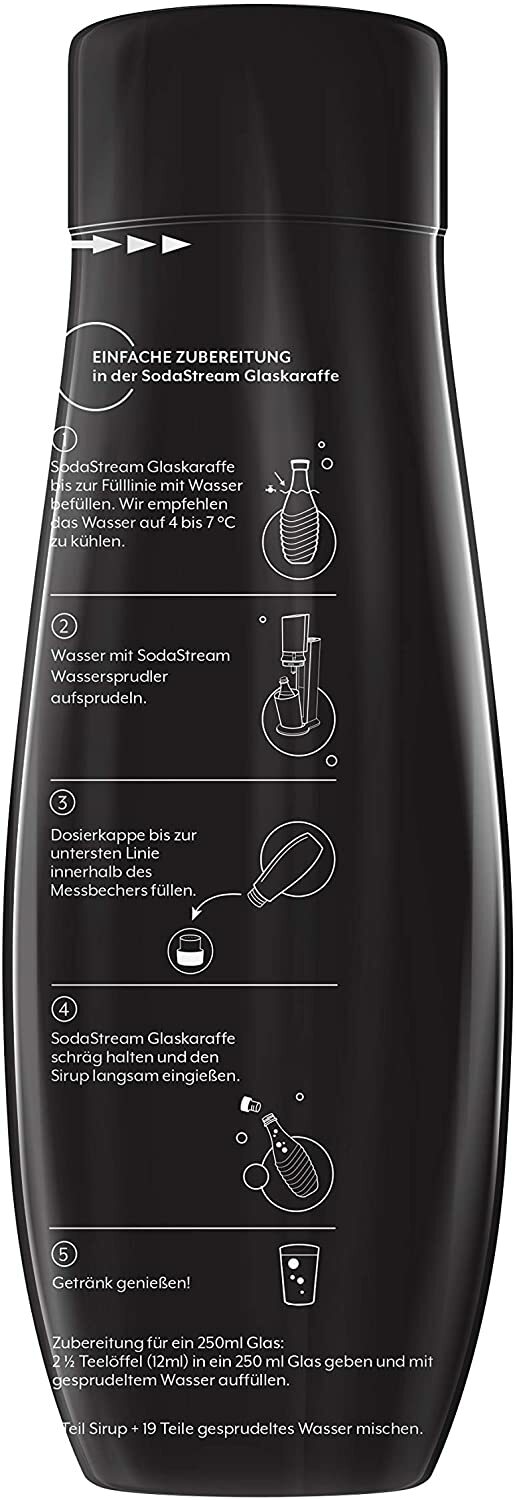Sodastream Classics Drink Syrup 440ml Flavours Cola Orange Lime ...