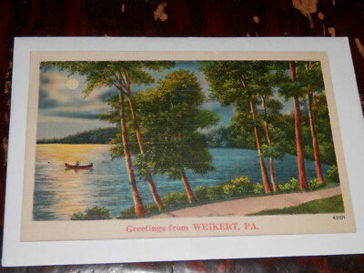 WEIKERT PA - 1939 POSTCARD - GREETINGS - UNION COUNTY - EASTON PA ...