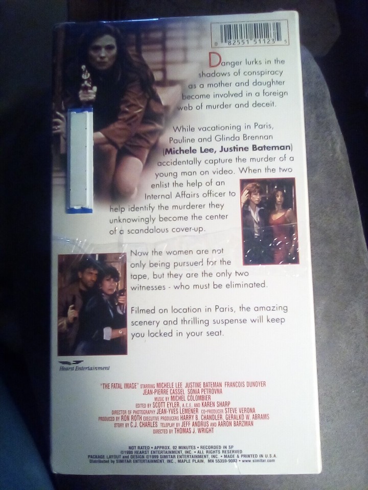 The Fatal Image (VHS, 1999) SEALED Justine Bateman 82551511235| eBay