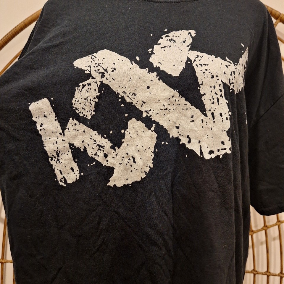 KXM Gildan Tee Shirt Band T-shirt Black XL Retro Merch Rock Metal WITH ...