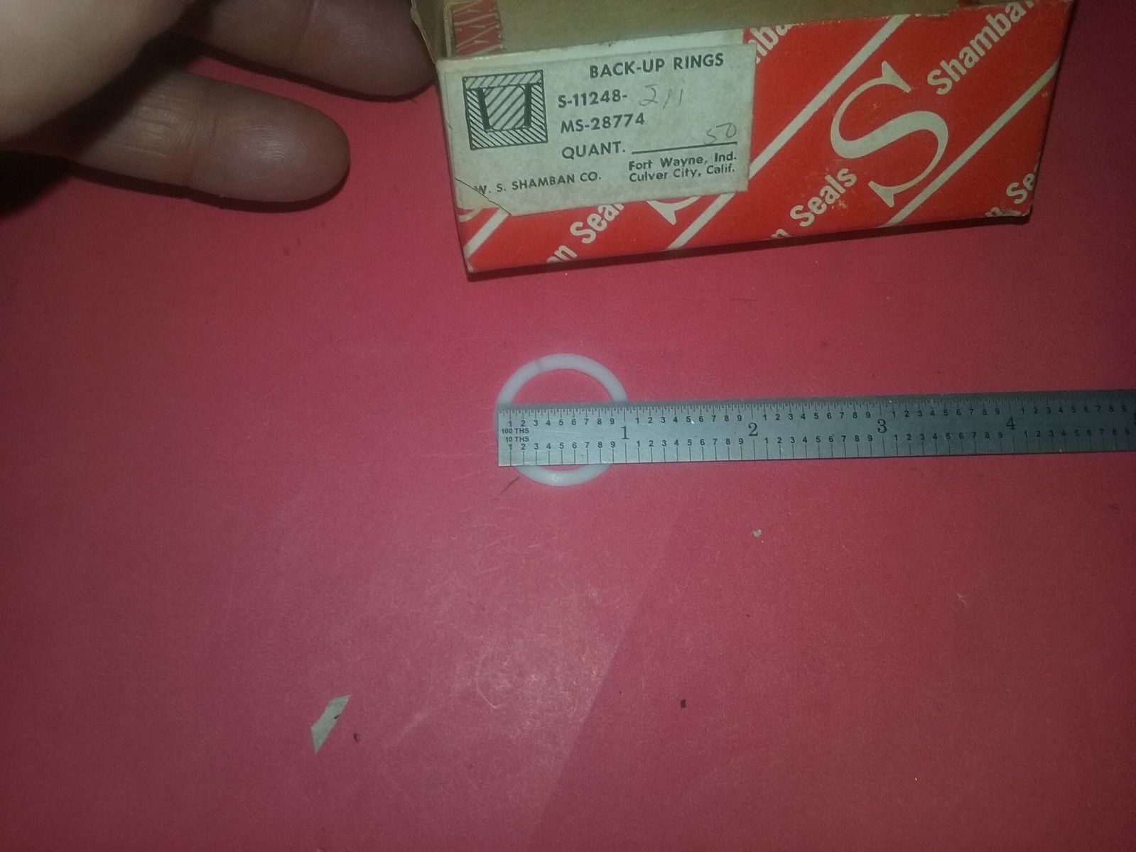 Cessna Piper Beech and others BACK UP RINGS 50EA S-11248-211 / MS28774 ...