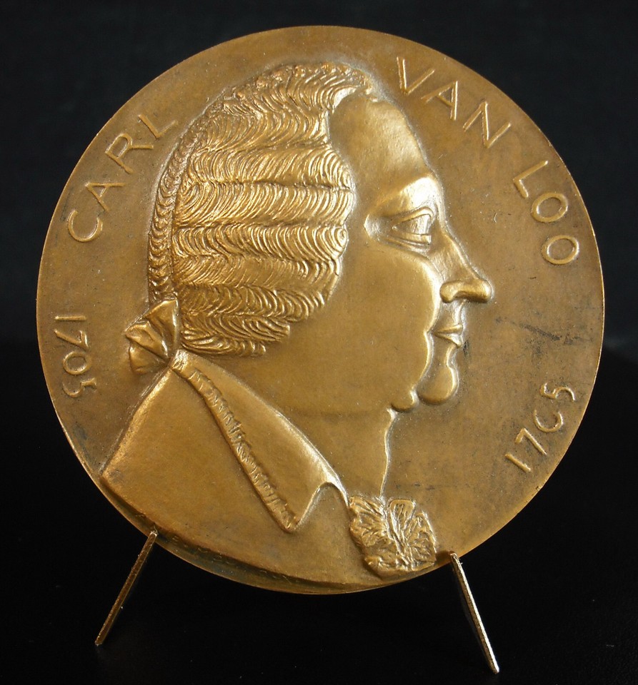 Medal Carle Charles Andre Van Loo Polichinelle Comedia Dell'Arte 1967 ...