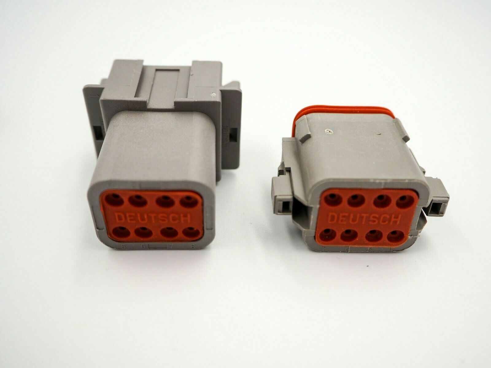 10x Deutsch DT8 Series 8 Way Kit Solid Pin Electrical Connector Plug ...