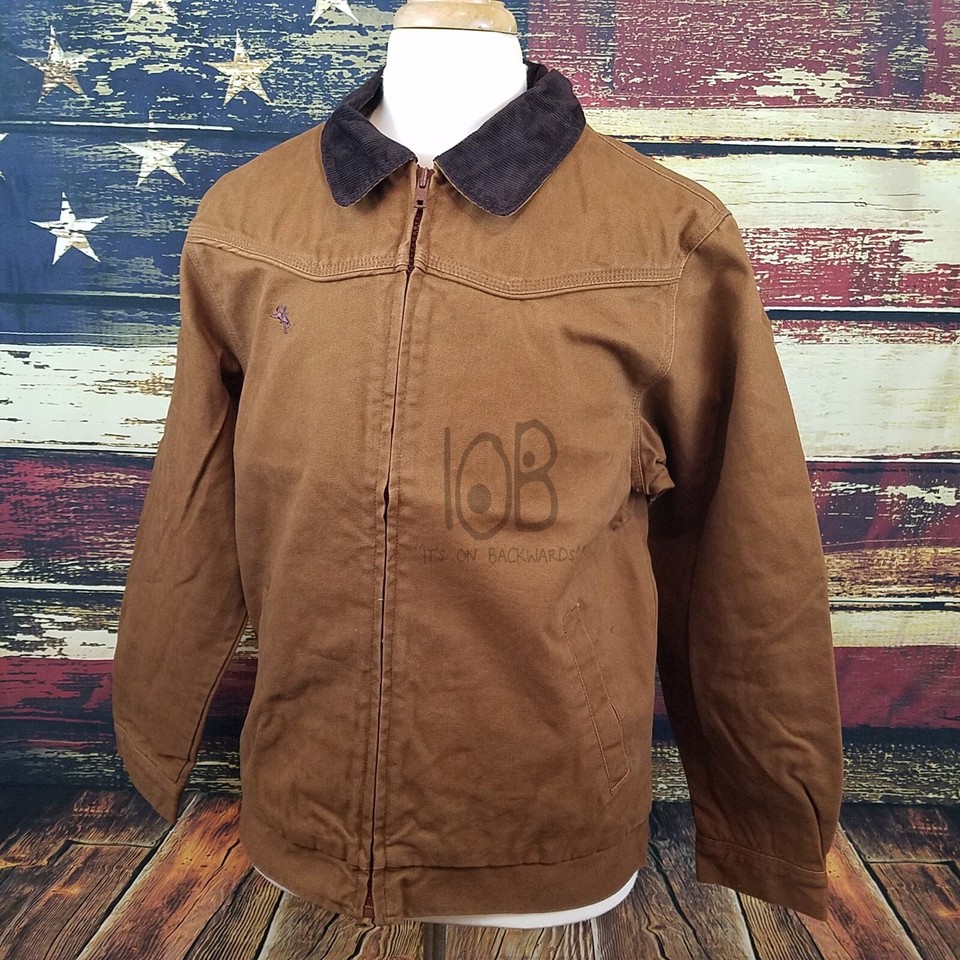 Wyoming Traders Mens Summer Zip Up Canvas Cowboy Western Ranch Wear ...