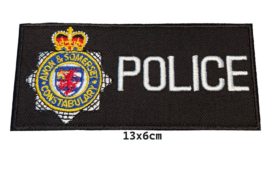 Metropolitan Police Logo Embroidered Patch Hook & Loop Iron - On UK ...