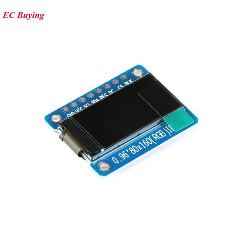 0.96" IPS Display OLED Module, 80x160 65K Colorful RGB TFT LCD Board ...