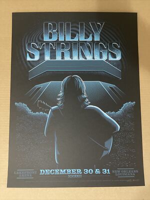 Billy Strings Poster Lakefront Arena 12/30 12/31 AP /55 New Orleans ...
