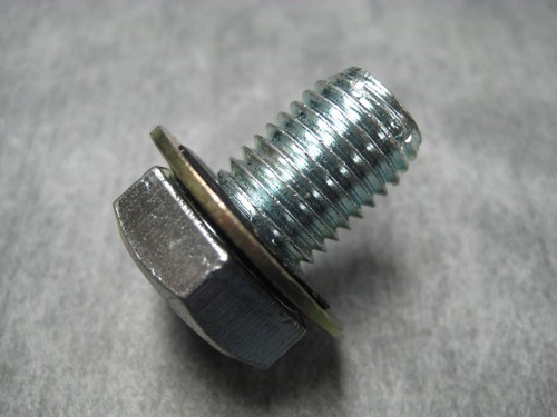 M12x1.5 Single Oversize Oil Drain Plug & Washer - Made in USA - Ships ...