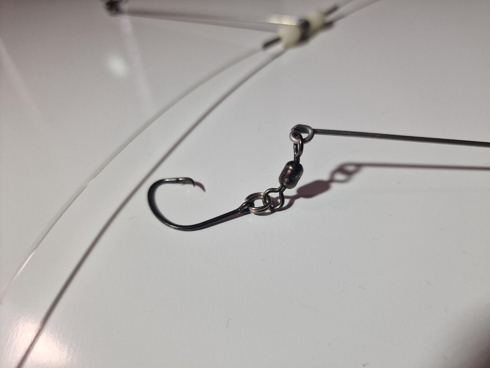 10 Hooks Deep Drop Fishing Rig Glow Beads 100LB VMC Circle HOOK SIZE 1 ...