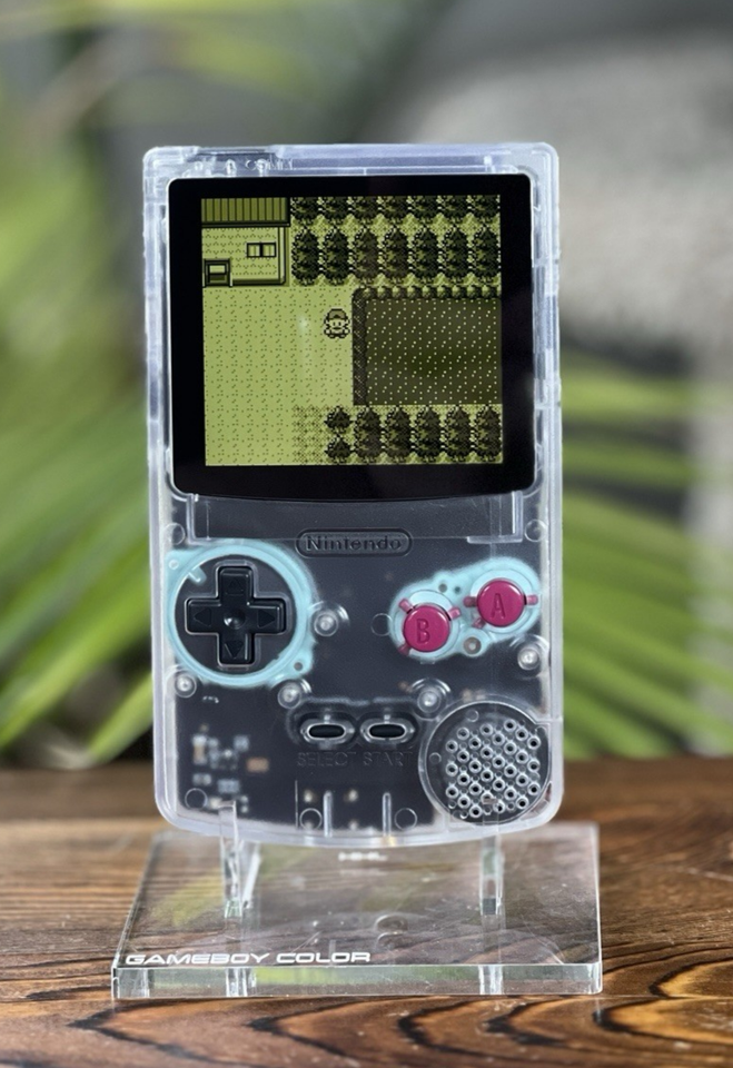 Clear DMG 💎 FPGBC Gameboy Color GBC Funnyplaying IPS Screen USB-C ...