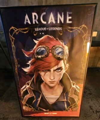 Retired ARCANE Vi Vinyl Poster Riot x Boba Bear EXCLUSIVE Limited ...