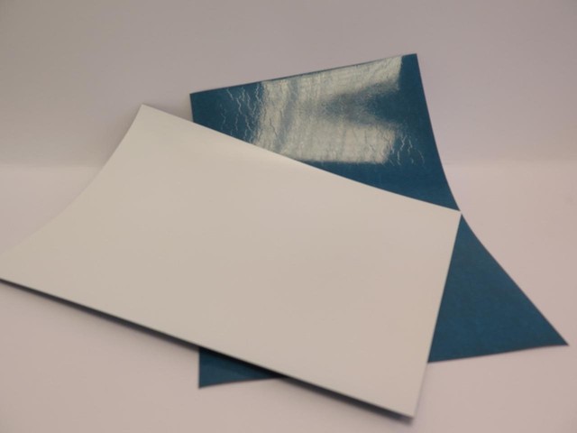 1 X A4 FERRO Sheet 1-sided 0.4mm Self Adhesive Sheet White Receptive to ...