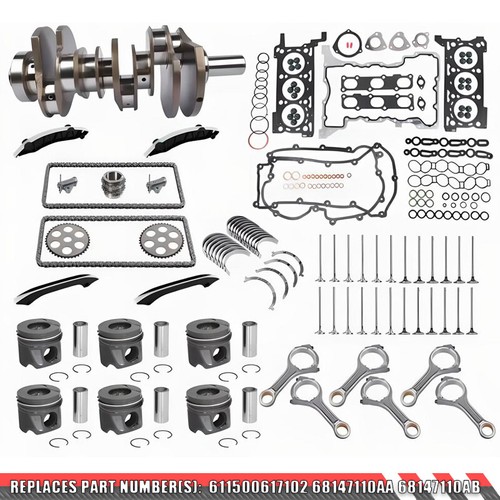 3.0T Diesel Engine Rebuild Kit w/ Crankshaft Rod Timing Kit Fits ...