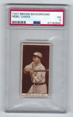 1912 T207 Recruit Cigars baseball card Rebel Oakes St. Louis Cardinals ...