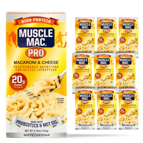 Macaroni and Cheese Carton Made With Probiotics And MTC Oil 20g High ...