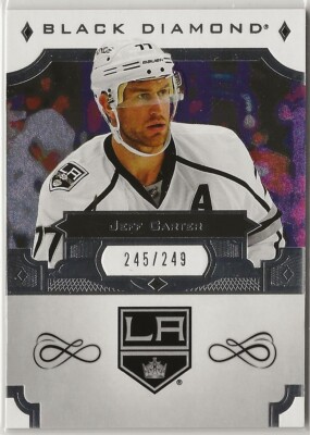 2017 2017-18 Black Diamond #BDBJC Jeff Carter 245/249 Los Angeles Kings ...