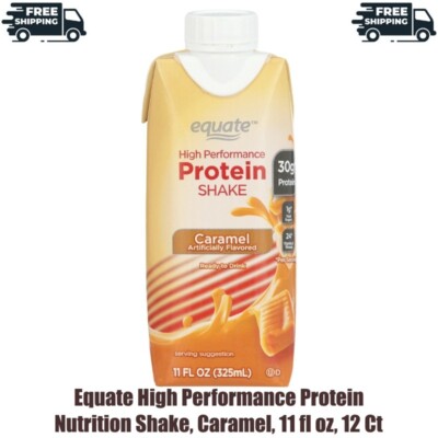 11 fl oz, 12 Ct, Equate High Performance Protein Nutrition Shake ...
