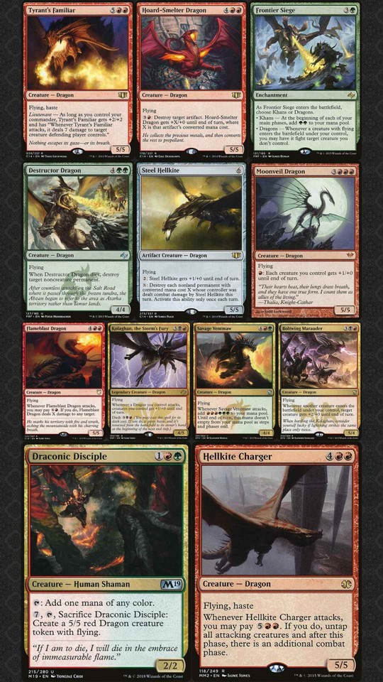 Vaevictis Asmadi, the Dire Jund DRAGONS Commander Deck Magic MTG Ready ...