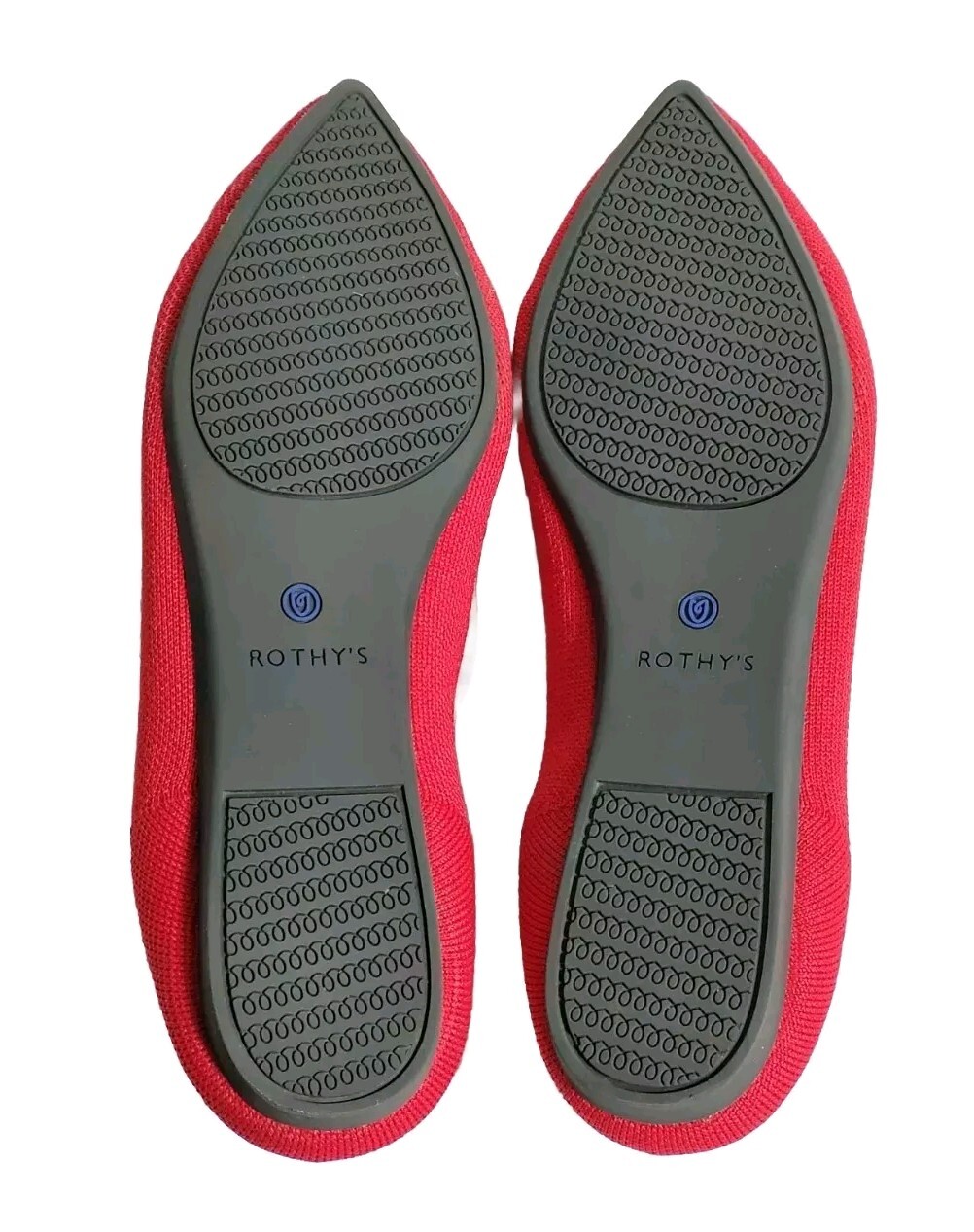 Rothy's Women's Size W 11 Red Shoes Rothys The Point Slip On Comfort ...