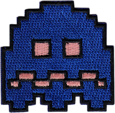 Patch - Pac-Man's Scaredy - The Vulnerable Ghost 2" Iron On #3378 | eBay