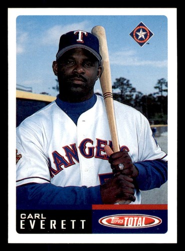 2002 Topps Total #210 Carl Everett Texas Rangers | eBay