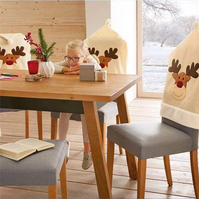 Cute Chair Cover Christmas Ornament High Quality Embroidery Stool ...
