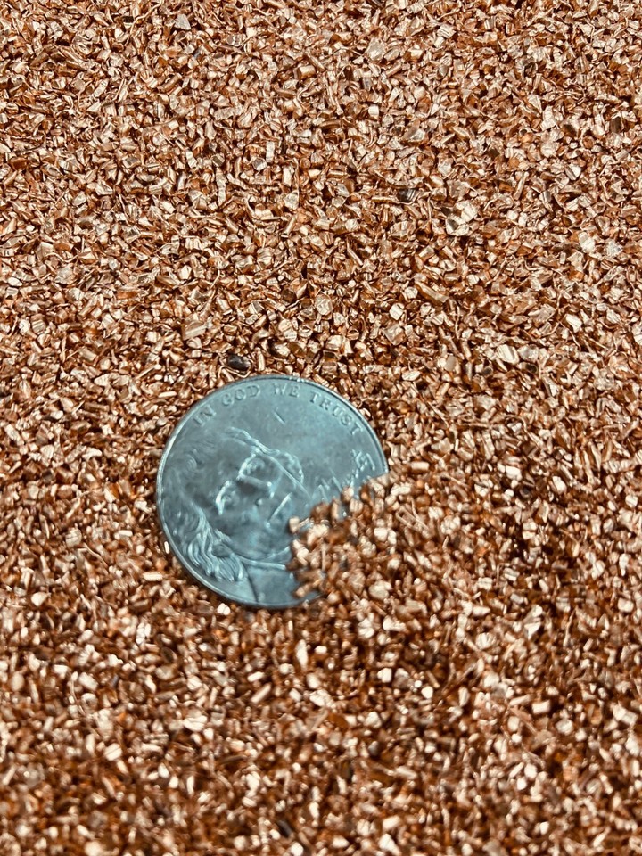 Copper Chop Granules Fine - Medium 99.9% Granulated Wire 1 lb Shred ...