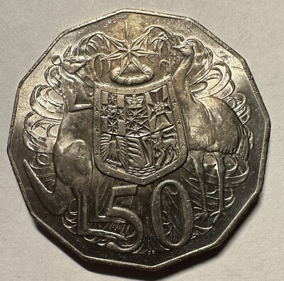 1969 Australia 50 Cents, UNC/BU Toned | eBay