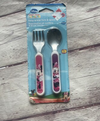 Disney Minnie Mouse Flatware Spoon and Folk Combo for your Dinnerwear ...