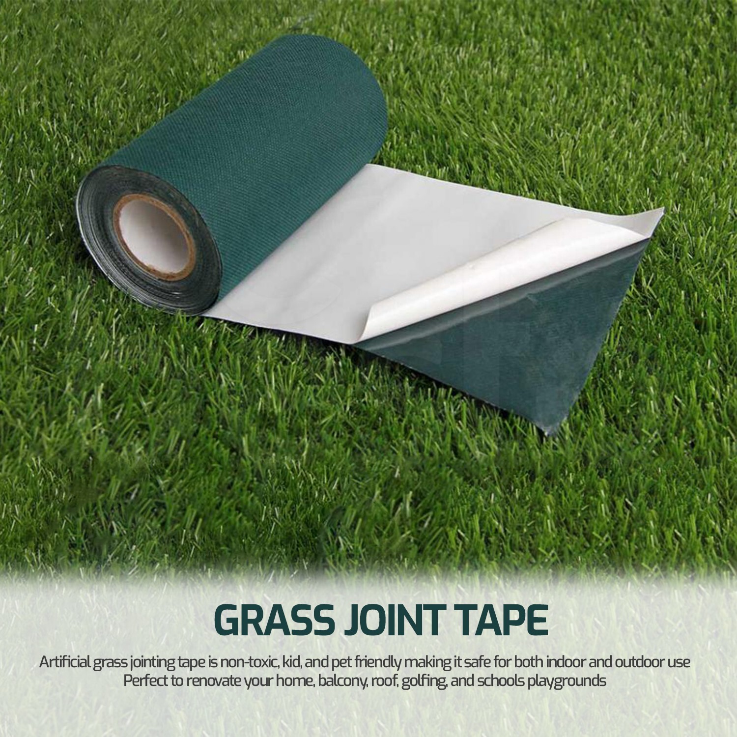 5m Artificial Grass Self Adhesive Strong Waterproof Joining Tape Astro ...
