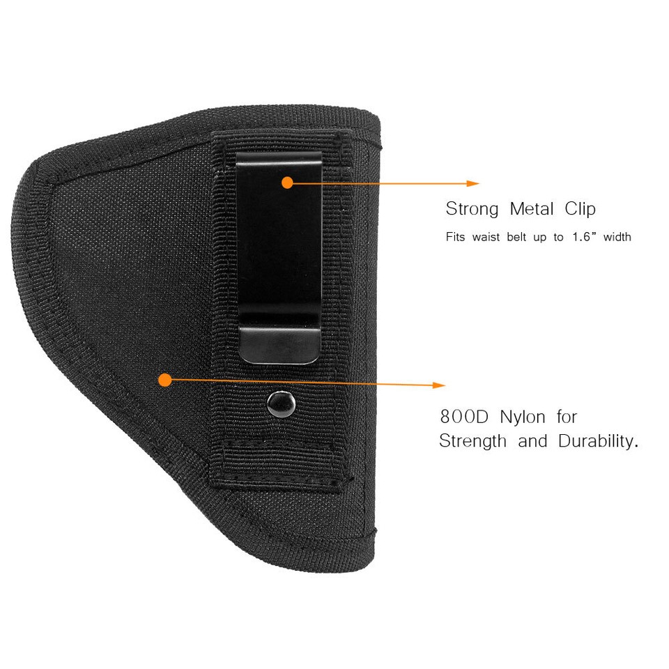 Tactical Nylon Speedloader Pouch with IWB Holster Fits Most J Frame ...