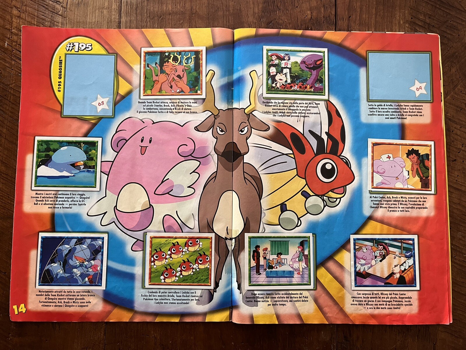 Pokemon Acchiappali tutti Sticker Album 2001 Figurine Merlin ...