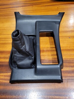 96-02 Toyota 4Runner 4x4 Black Shifter Center Console Trim w/ Boot OEM ...
