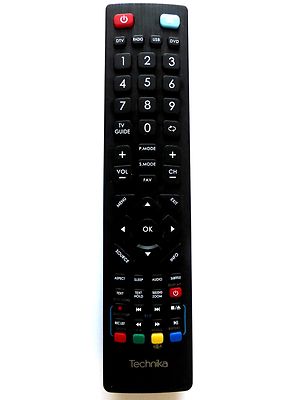 TECHNIKA 3D LCD TV REMOTE CONTROL for 24E21BFHD 32F22BFHDDVD 40E271HD ...