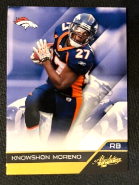 Knowshon Moreno Png Knowshon Moreno 2009 Topps Chrome Refractor Rookie