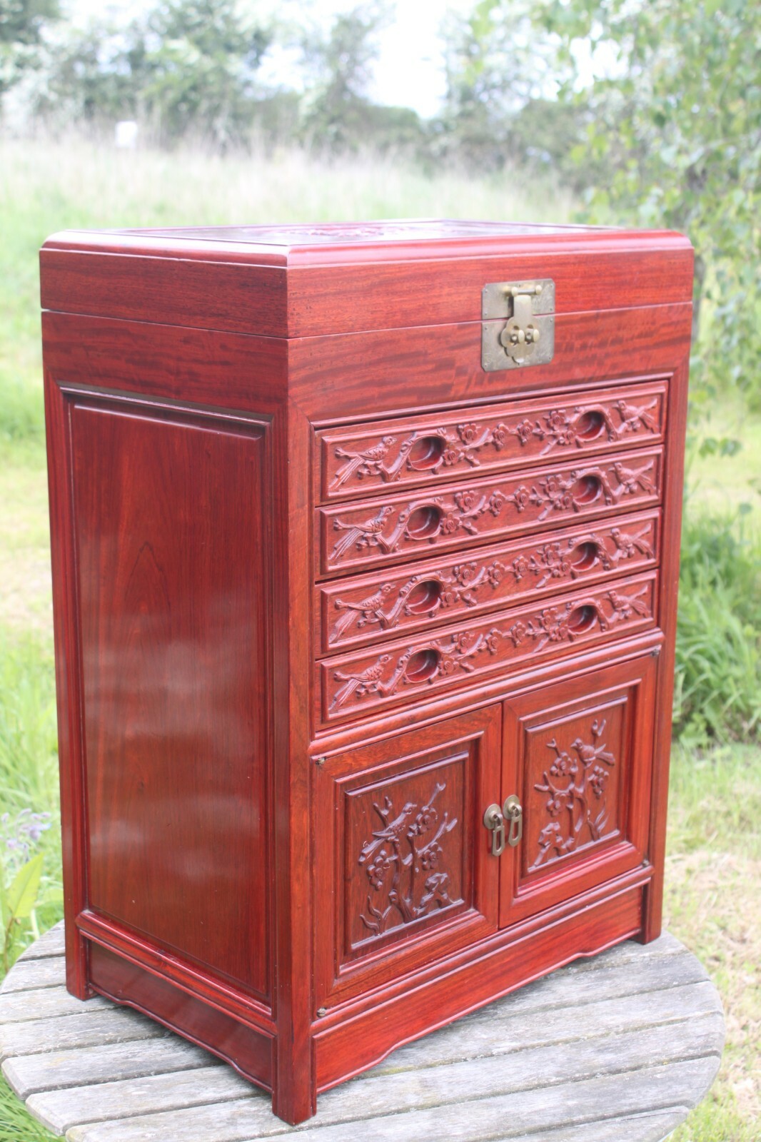 Chinese style Rosewood collectors drawers,collectors Medals drawers ...