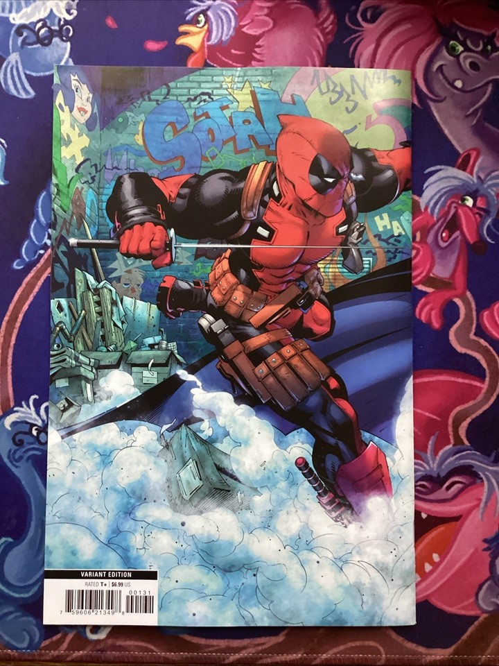 MARVEL / DC BATMAN / DEADPOOL #1 GREG CAPULLO WRAPAROUND VARIANT NM ...